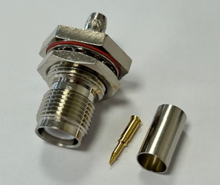 COAX TNC Reverse Polarity Bulkhead Crimp Jack - 14-254-A3-AK ...