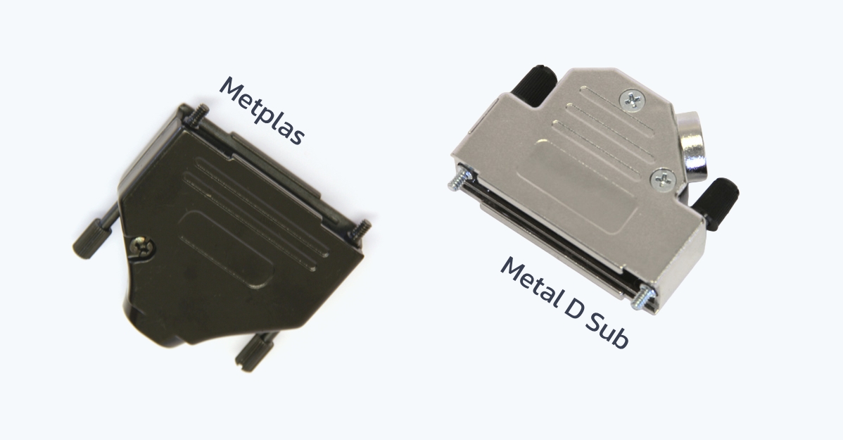 Metplas vs Metal D Sub Hoods: Key Differences - Component Buddy